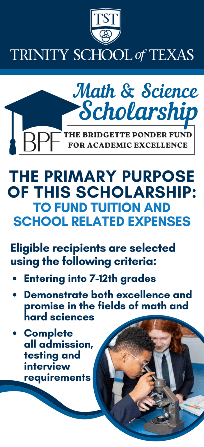 Scholarship - Trinity School of Texas